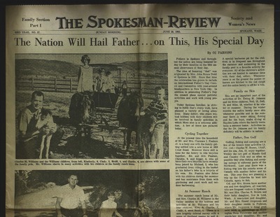 "Newspaper Clipping from The Spokesman-Review, June 20, 1965"
